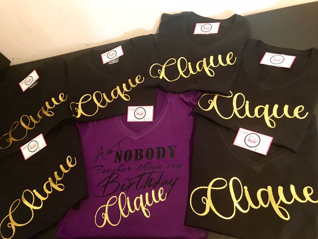 Custom Shirt - Birthday Clique Shirt - Group Shirt - Birthday Crew ...