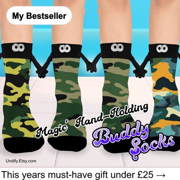 Magnetic Holding Hand Socks - Etsy