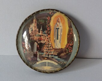 Lady of Lourdes Icon - Etsy