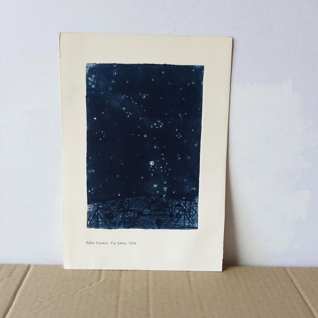 Incisione Calcografica via Lattea Cielo Stellato - Etsy