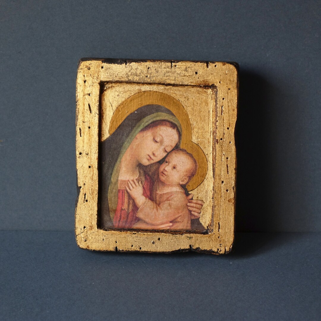 Icon of the Mater Boni Consili by P. Sarullo Gemälde Religiös ...
