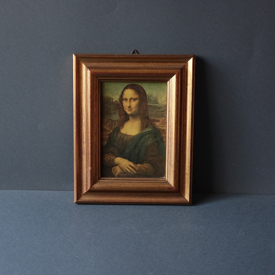 Portrait of the Mona Lisa by Leonardo Da Vinci, on Canvas Hardboard in ...