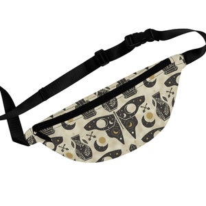 Celestial Moths Fanny Pack Moon Child Mystical Crossbody Bag - Etsy
