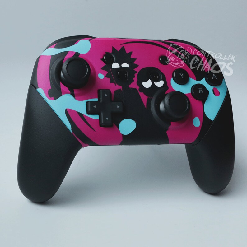 Switch Pro Wireless Custom Controller Controller Chaos Schwifty - Etsy