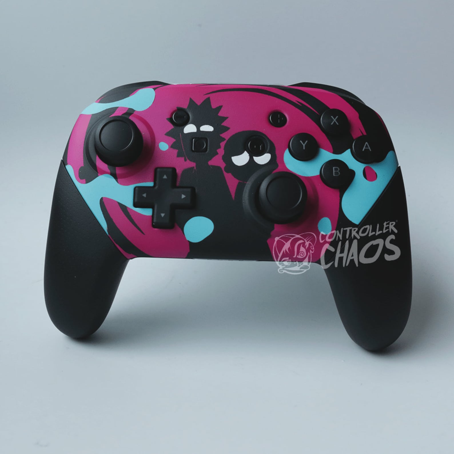 Switch Pro Wireless Custom Controller Controller Chaos Schwifty - Etsy