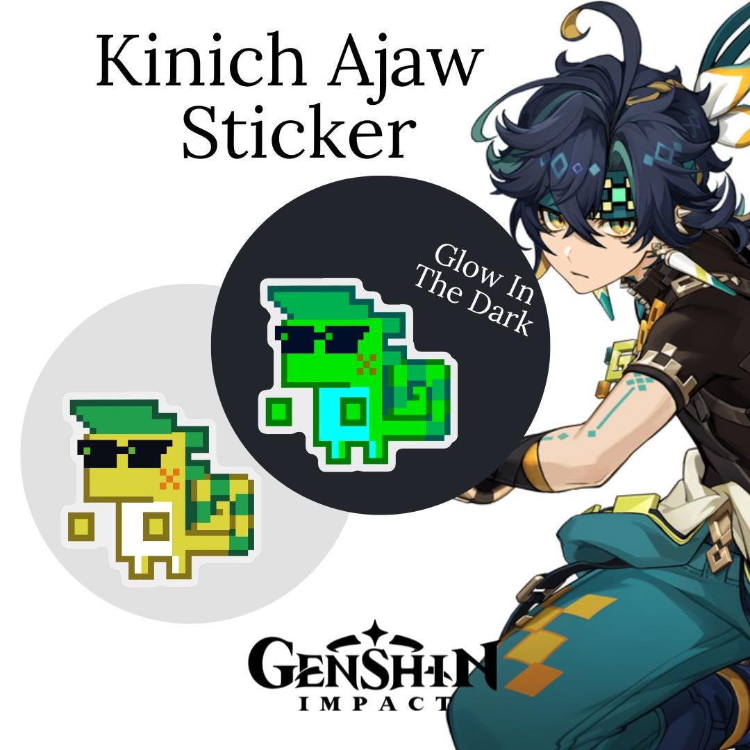 MADE TO ORDER 0/18 Genshin Impact Kinich Ajaw Glow in the Dark ...