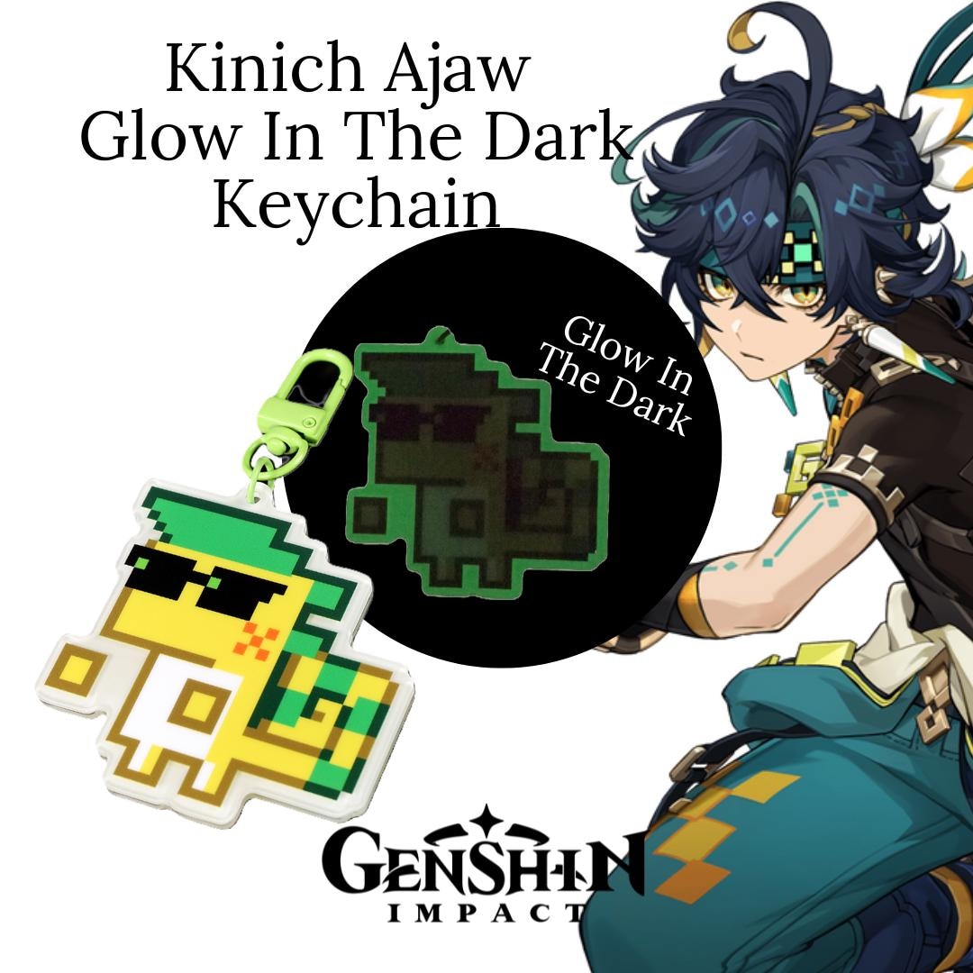 Genshin Impact Kinich Ajaw Glow in the Dark Acrylic Keychain - Etsy