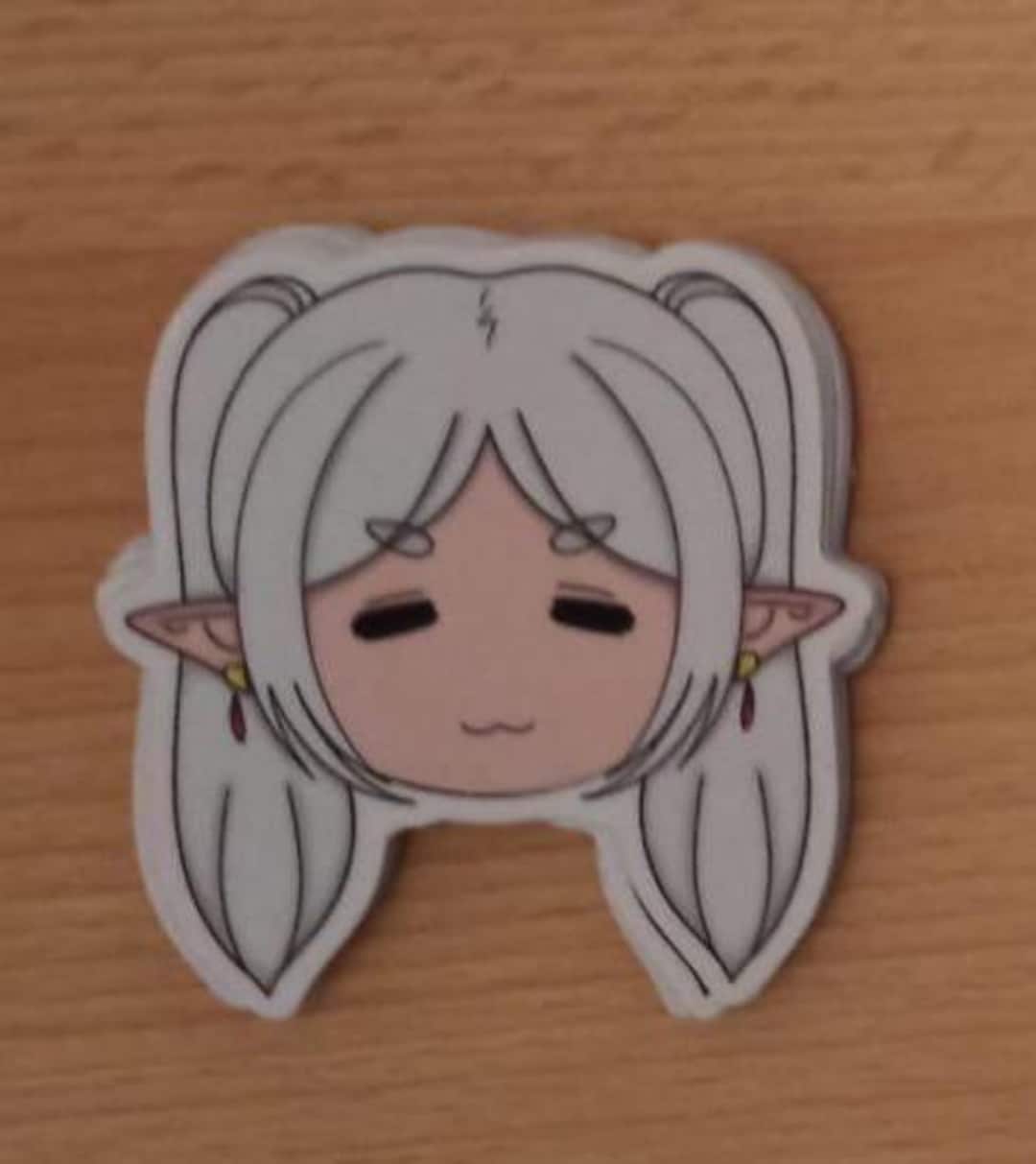 Anime Frieren Transparent Klar Sticker Uwu Gesicht - Etsy