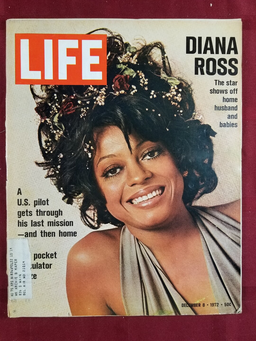 December 8 1972 Life Magazine Diana Ross Cover Vintage Original Great ...