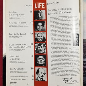 December 8 1972 Life Magazine Diana Ross Cover Vintage Original Great ...