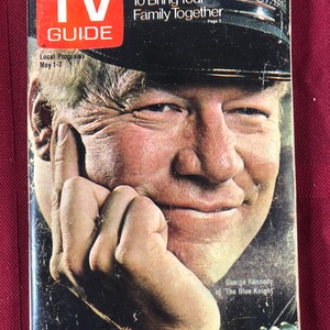 Week of May 1 to 7 1976 TV Guide George Kennedy of the Blue Knight on ...