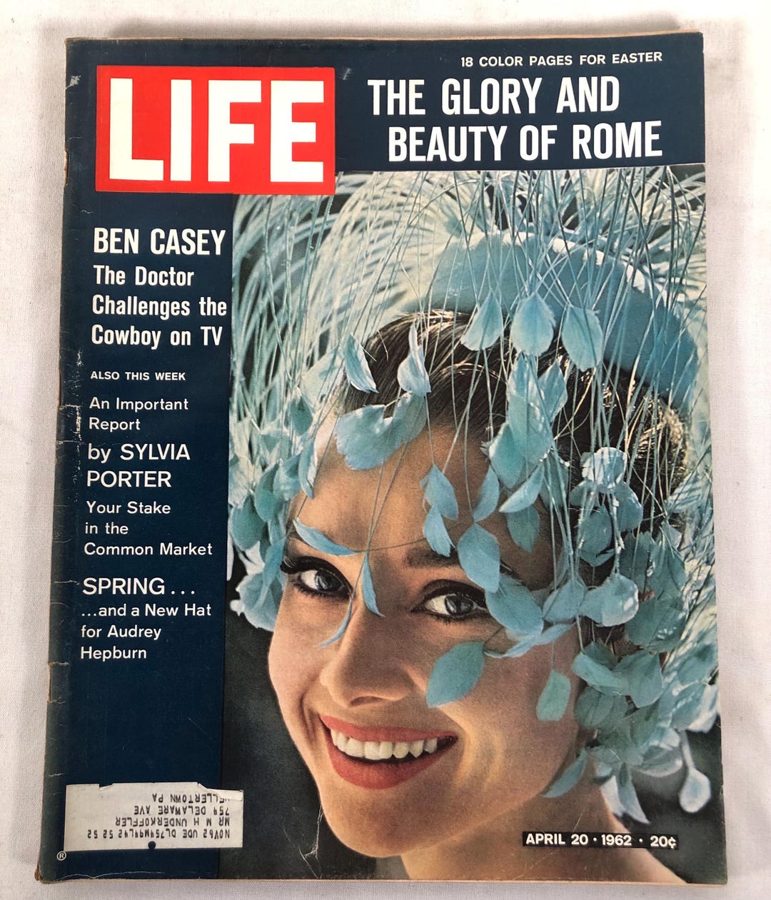 April 20 1962 Life Magazine Audrey Hepburn on Cover Vintage Ben Casey ...