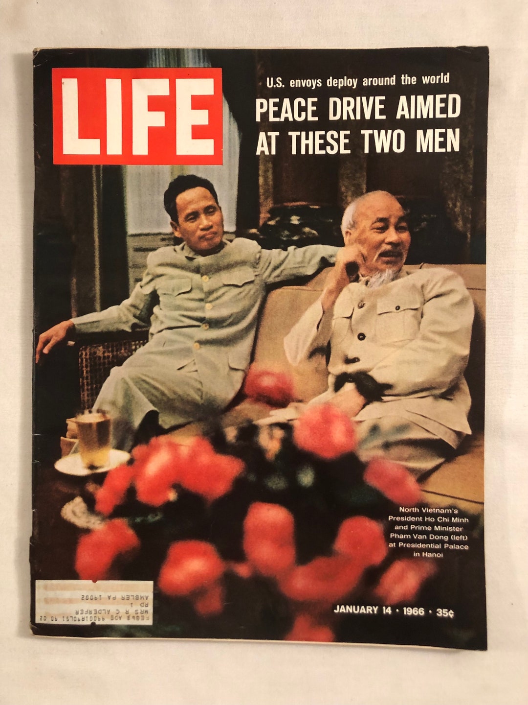 January 14 1966 Life Magazine Ho Chi Minh and Pham Van Dong on Cover ...