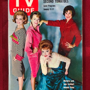 January 11 17 1964 TV Guide Marjorie Lord June Lockhart Amanda Blake ...