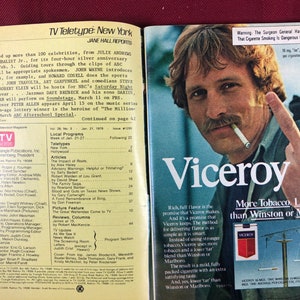 Week of January 21 to 27 1978 TV Guide the Cast of Family on Cover Vol ...