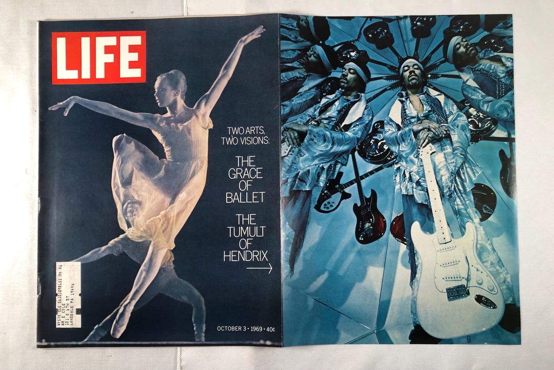 October 3 1969 Life Magazine the Tumult of Jimi Hendrix the Grace of ...