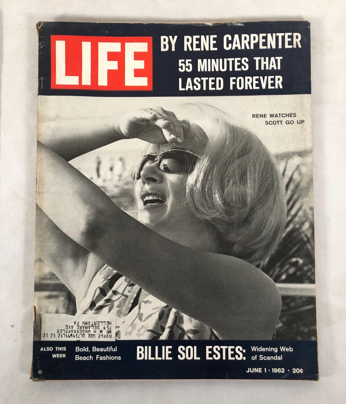 June 1 1962 Life Magazine Rena Carpenter on Cover Vintage NASA Space ...