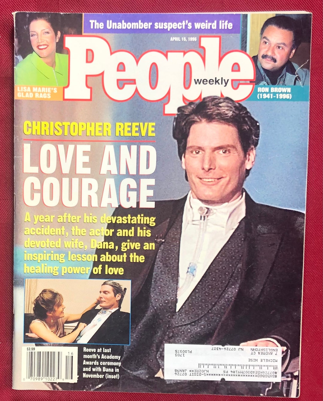 April 15 1996 People Magazine Christopher Reeve Cover Vintage Original ...