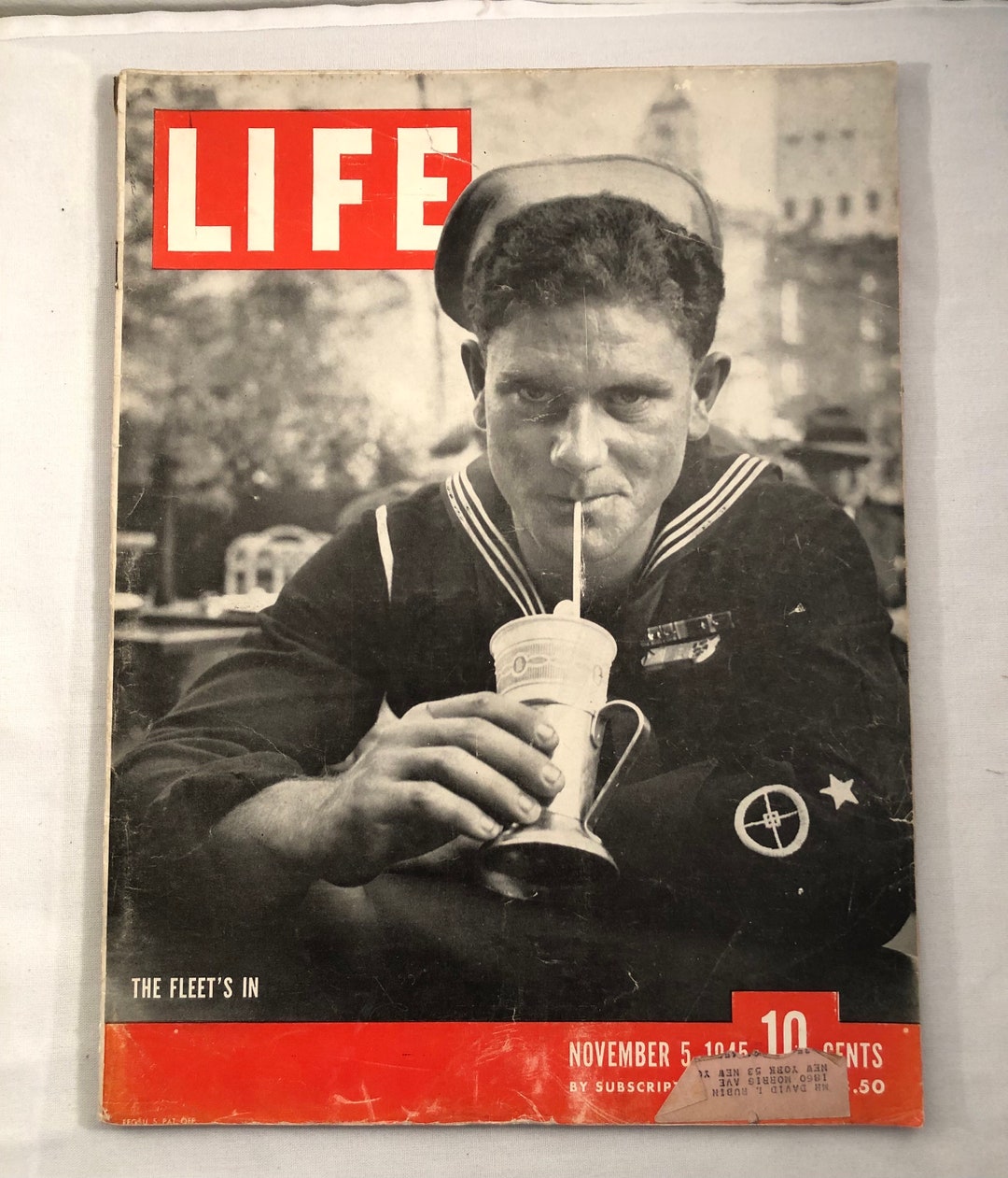 November 5 1945 Life Magazine the Fleet's in Calvin Mathews on Cover ...