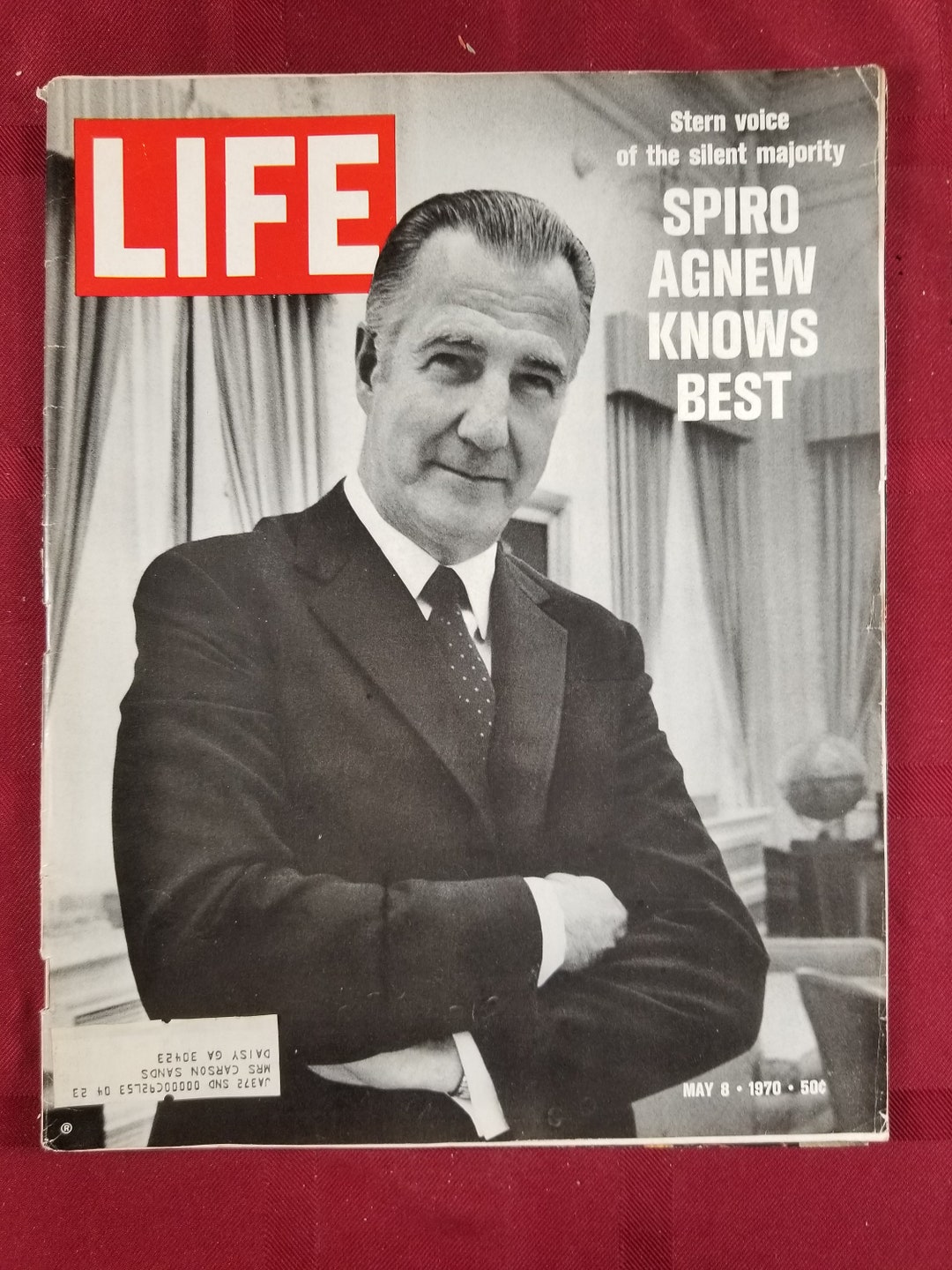 May 8 1970 Life Magazine Spiro Agnew Knows Best Cover Vintage Original ...