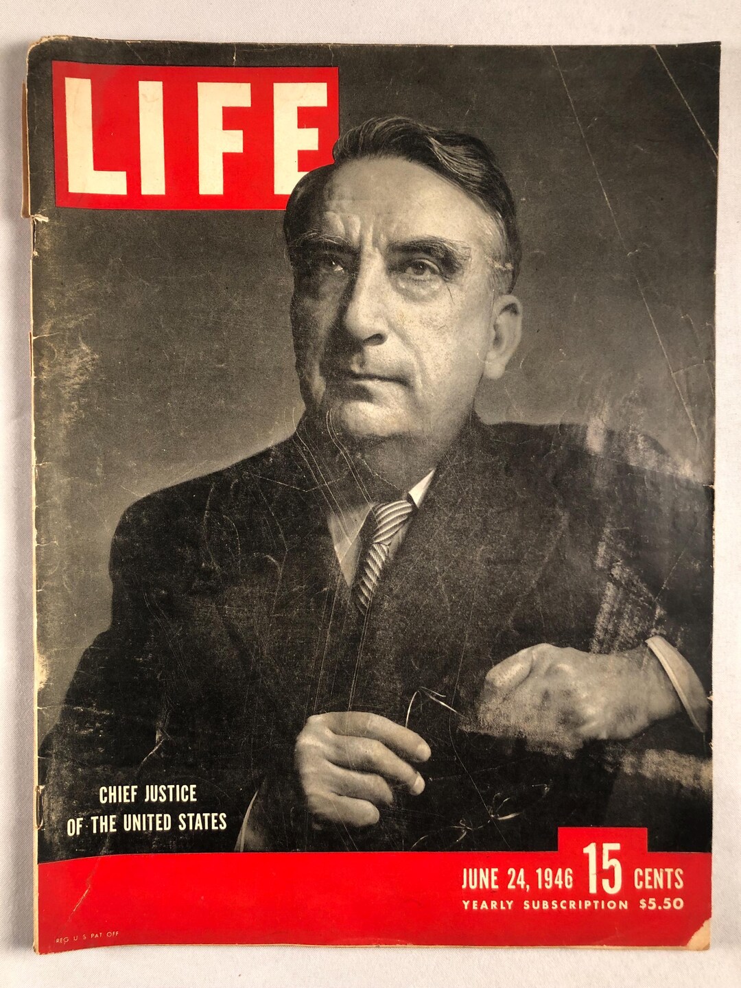June 24 1946 Life Magazine Chief Justice of the United States Fred ...