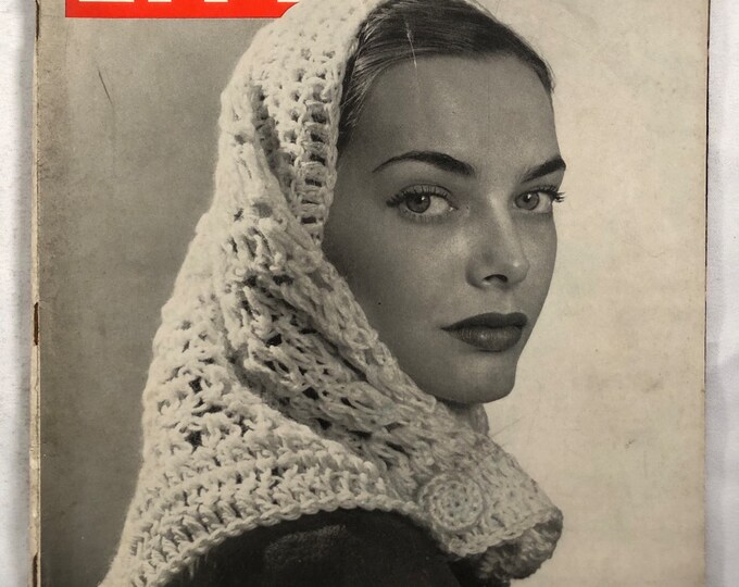 January 8 1945 Life Magazine Crochet Togs Leslie Venable on Cover ...