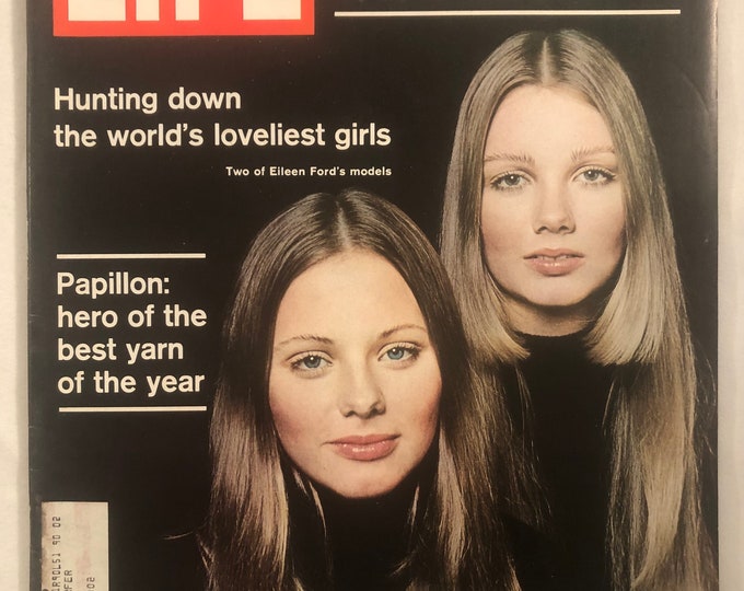 November 13 1970 Life Magazine Eileen Ford's Models Cops as Targets ...