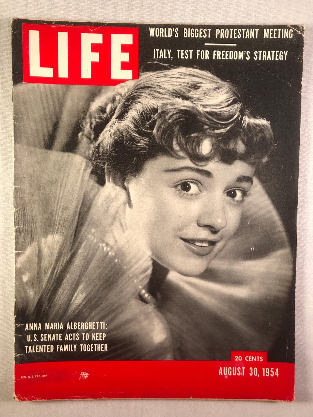 August 30 1954 Life Magazine Anna Maria Alberghetti on Cover Vintage ...