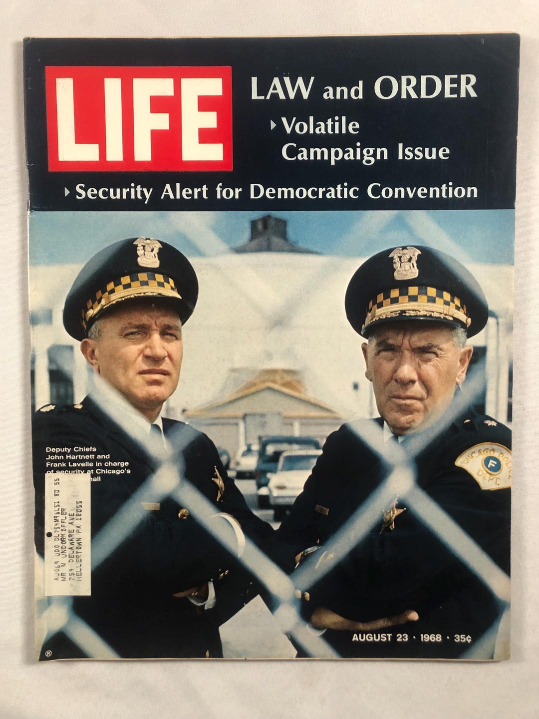 August 23 1968 Life Magazine Chicago Democratic Convention Deputy ...