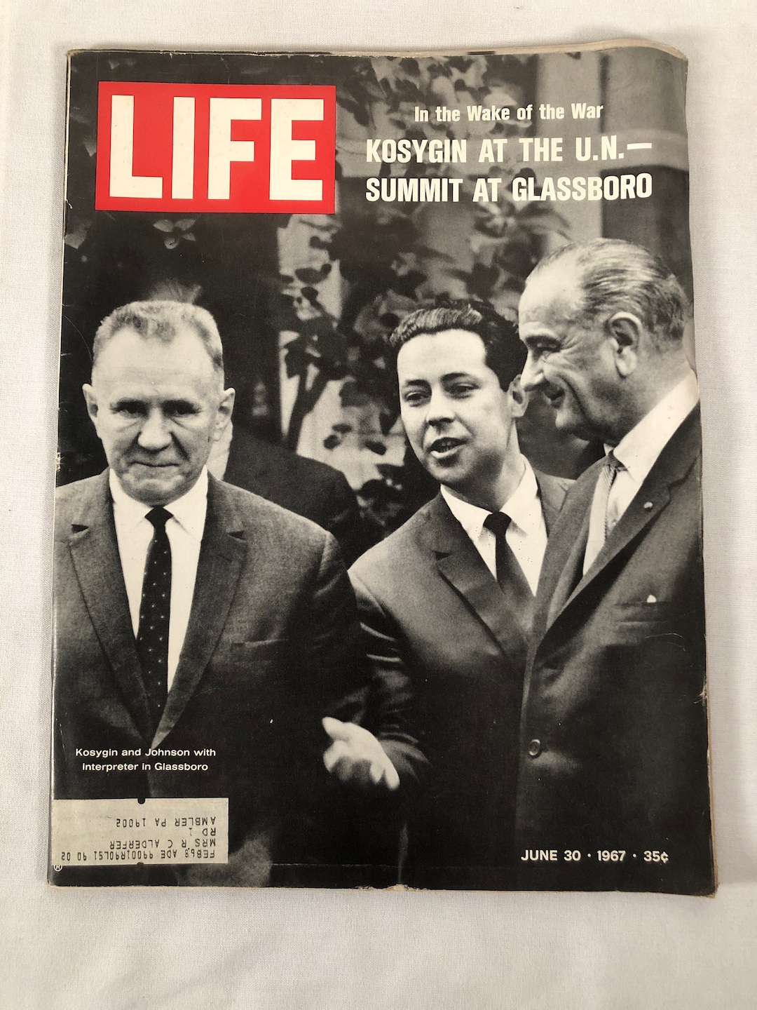 June 30 1967 Life Magazine in the Wake of the War UN Summit at ...