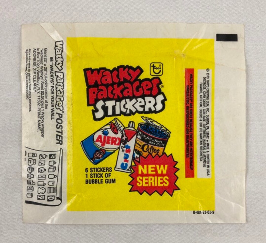 Wacky Packages Stickers Wrapper 1979 Topps Series 2 Vintage Original ...