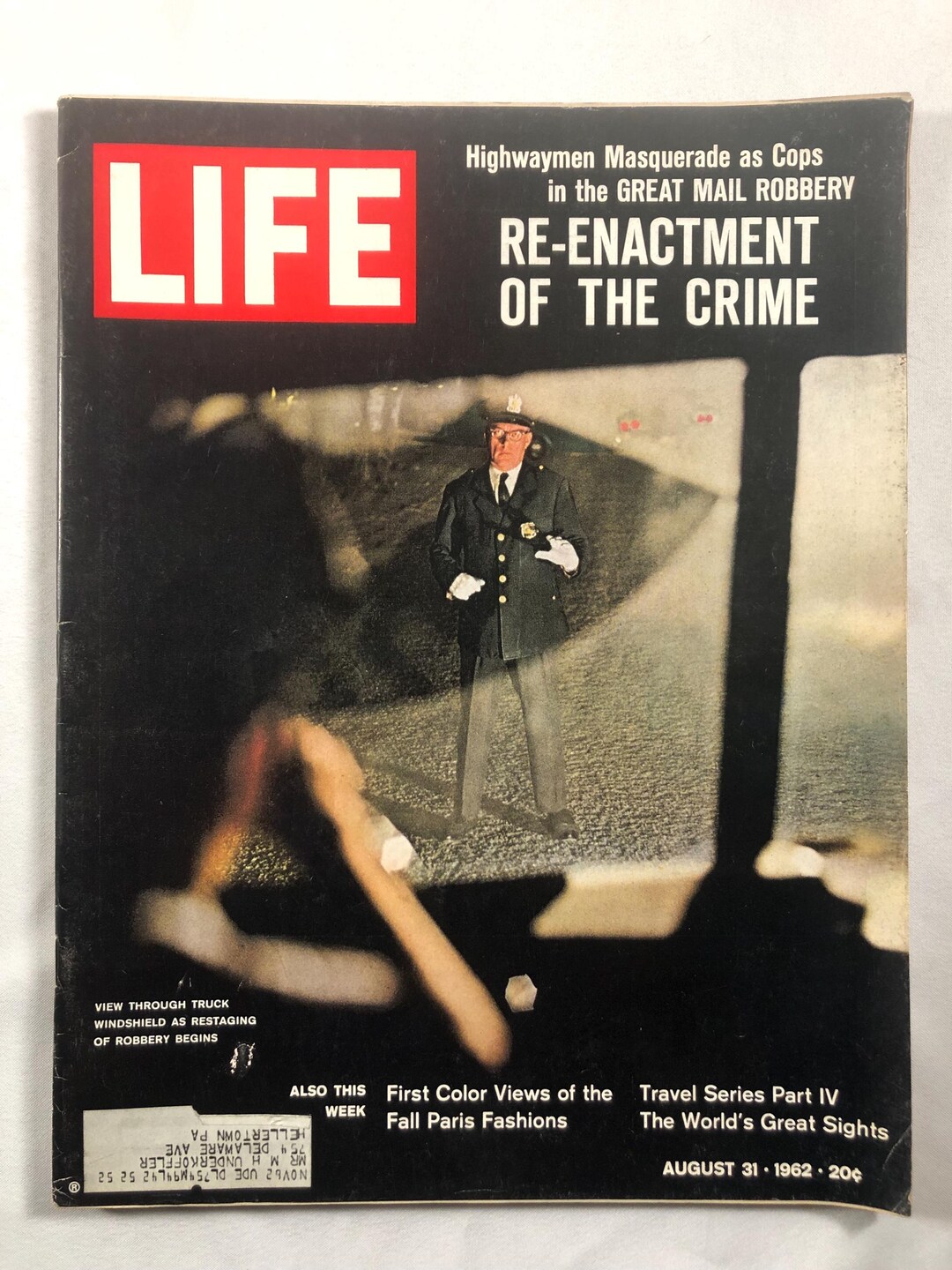 August 31 1962 Life Magazine the Great Mail Robery Cover Vintage 60s ...