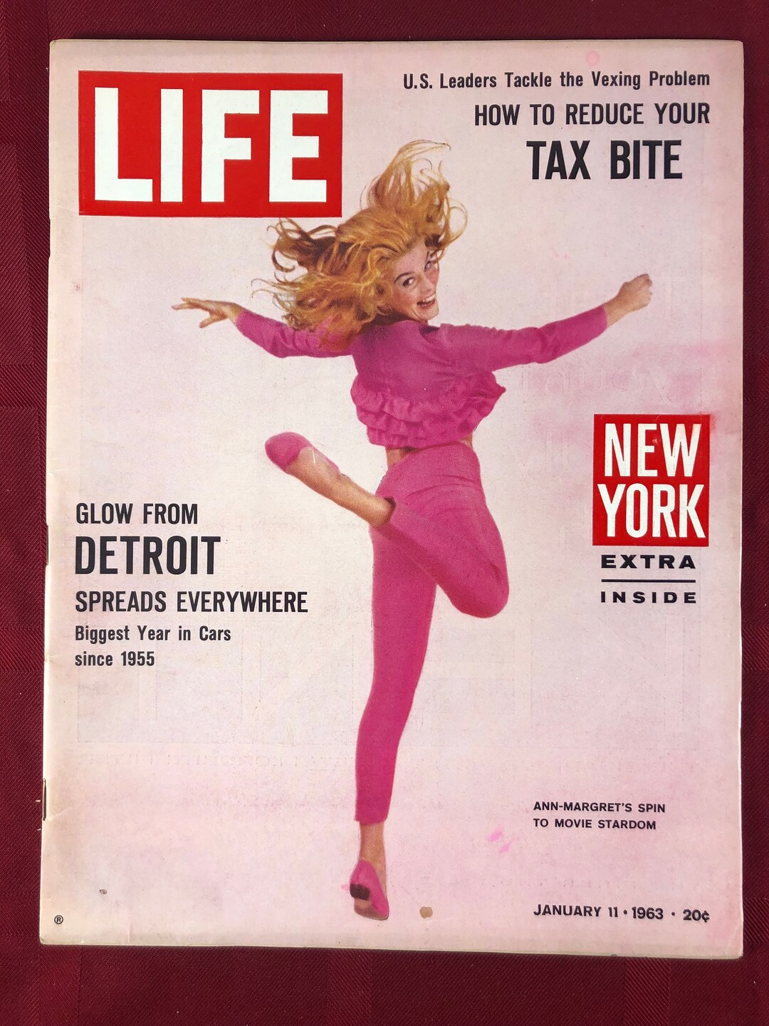 January 11 1963 Life Magazine Ann Margret Spin to Movie Stardum on ...