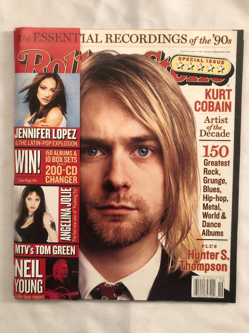 May 13 1999 Rolling Stone Magazine Issue 812 Artist of the Decade Kurt ...