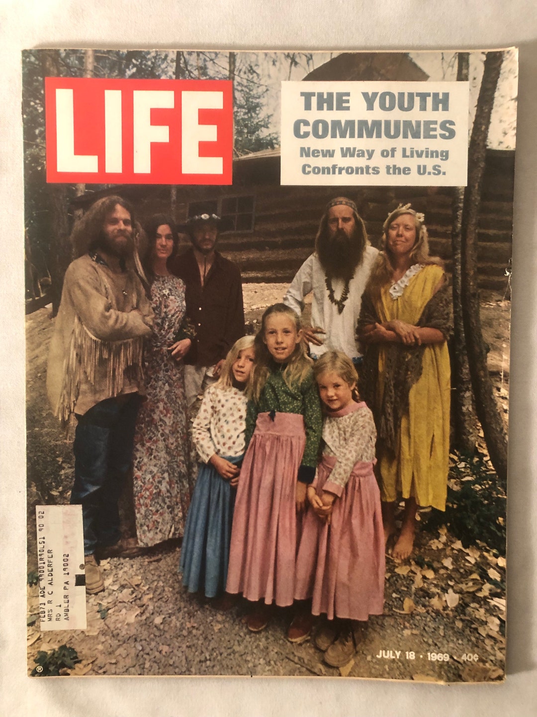 July 18 1969 Life Magazine the Youth Communes Hippies on Cover Vintage ...