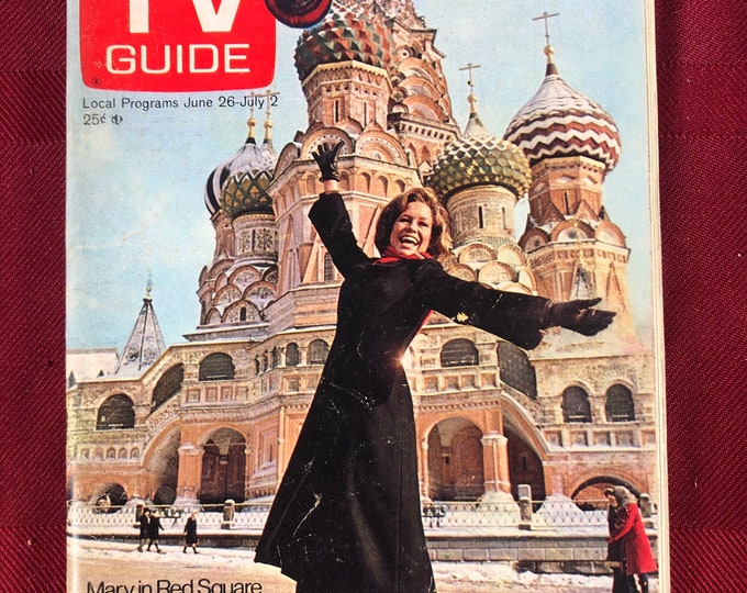 Week of June 26 to July 2 1976 TV Guide Mary Tyler Moore Mission to ...