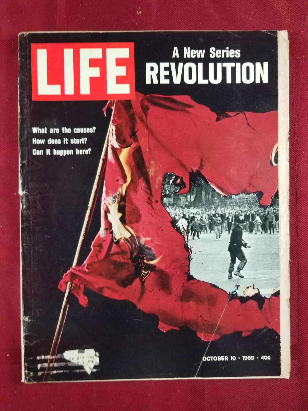 October 10 1969 Life Magazine A New Series Revolution Cover Vintage ...