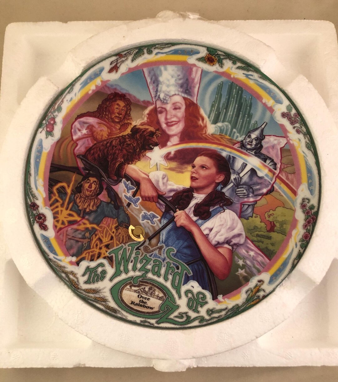 Wizard of Oz Over the Rainbow Musical Collectors Plate 1993 Knowles # 1 ...