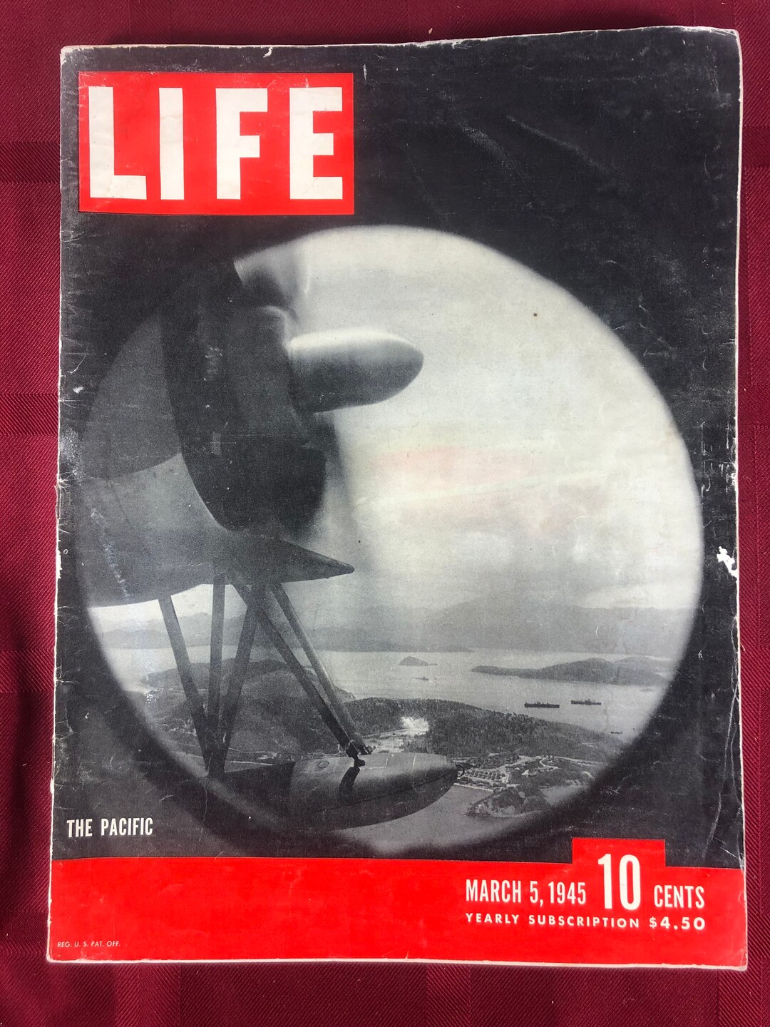 March 5 1945 Life Magazine the Pacfic Cover Vintage WW2 WWII Plane ...