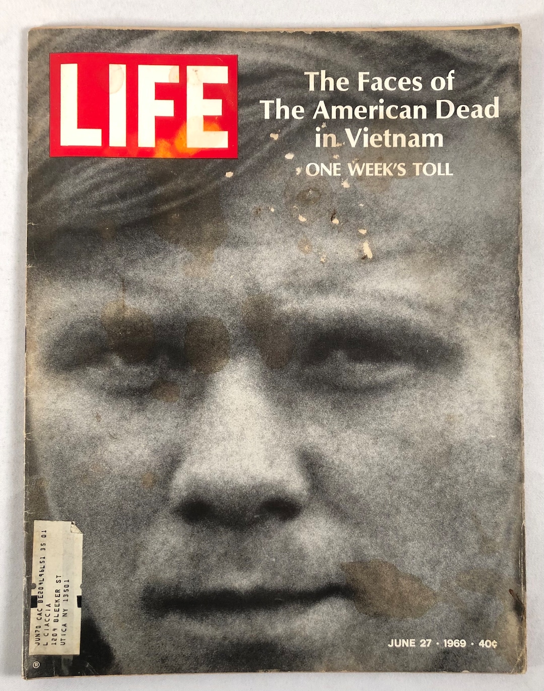 June 27 1969 Life Magazine the Faces of the American Dead in Vietnam ...