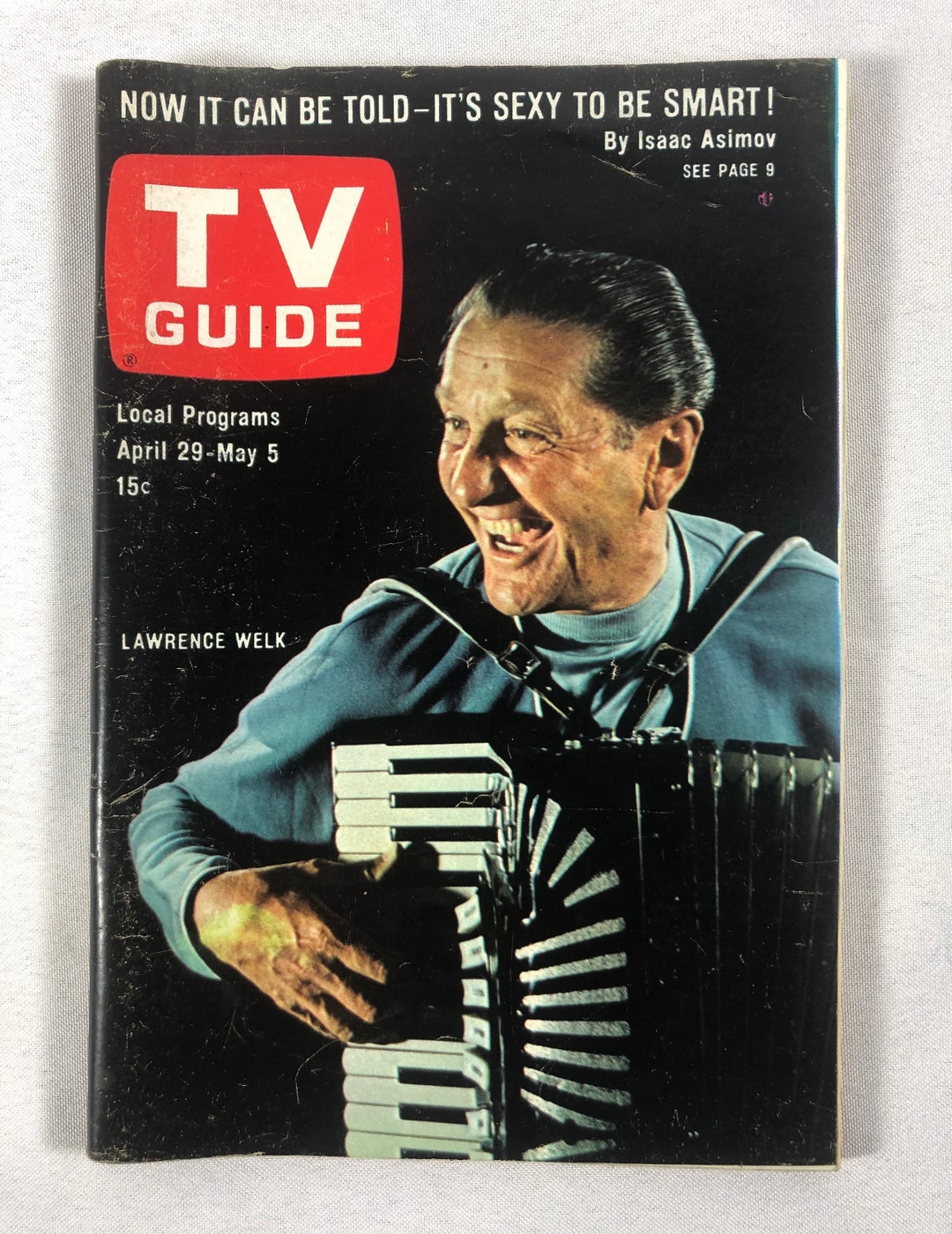 Week of April 29 to May 5 1967 TV Guide Lawrence Welk on Cover Vol 15 ...