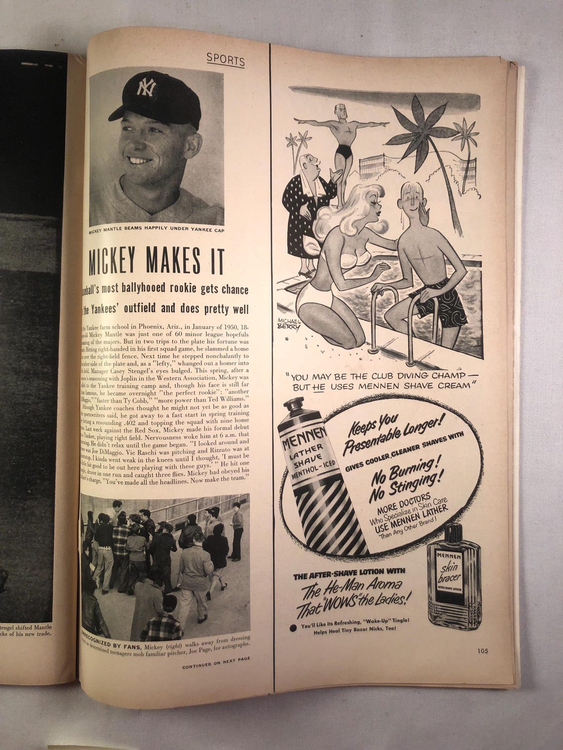 April 30 1951 Life Magazine Matt Ridgeway on Cover Yankees Bring up ...