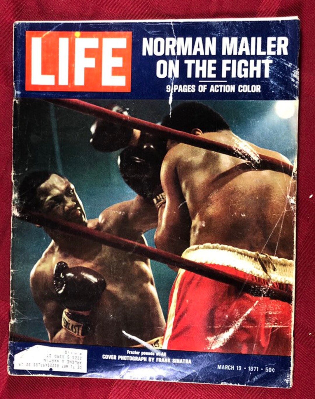 March 19 1971 Life Magazine Muhammad Ali Joe Frazier Cover Vintage ...