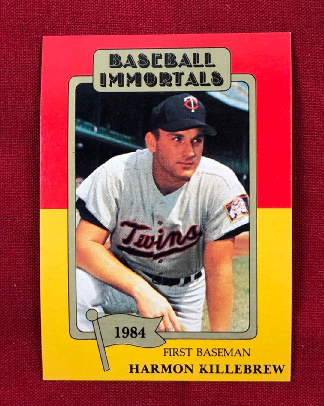 1980-87 SSPC HOF Baseball Immortals Harmon Killebrew Card # 185 Vintage ...