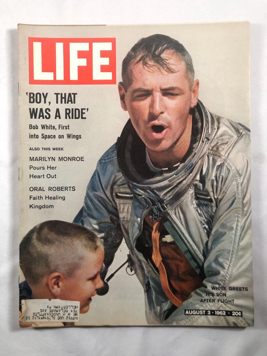 August 10 1962 Life Magazine First Into Space Astronaut Bob White ...