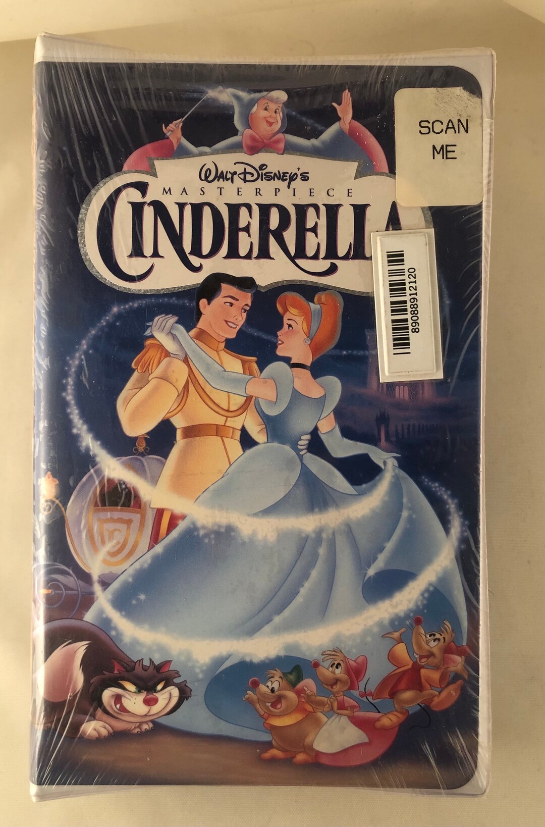 Factory Sealed VHS Vintage Cinderella Movie Walt Disney's Brand New Old ...