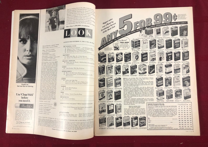 November 15 1966 Look Magazine the Honeymooners Jackie Gleason and Art ...