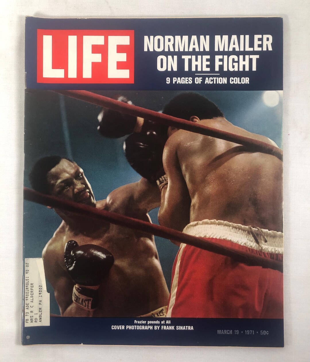 March 19 1971 Life Magazine Muhammad Ali Joe Frazier on Cover Vintage ...