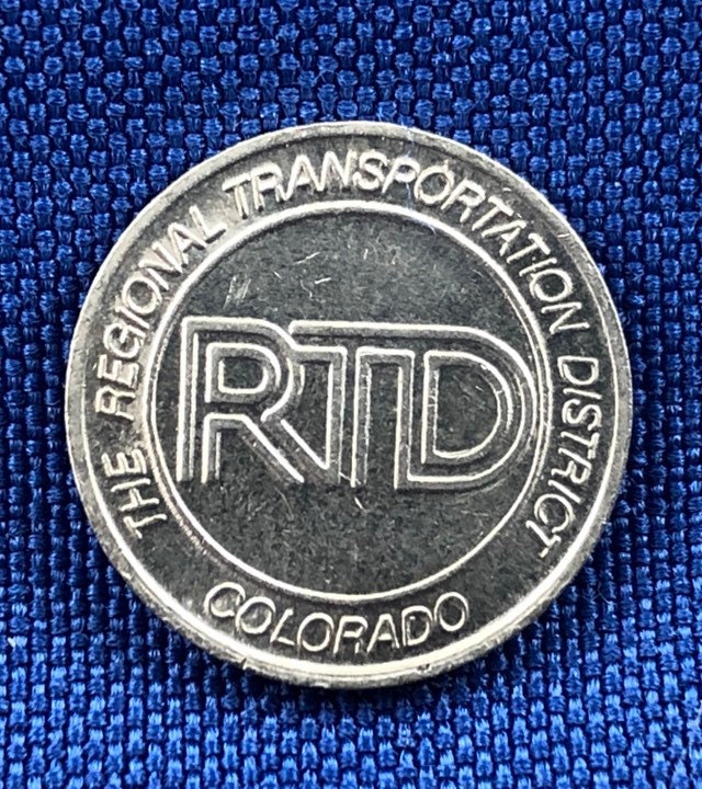 Vintage RTD Bus Transit Tokens Regional Transportation | Etsy