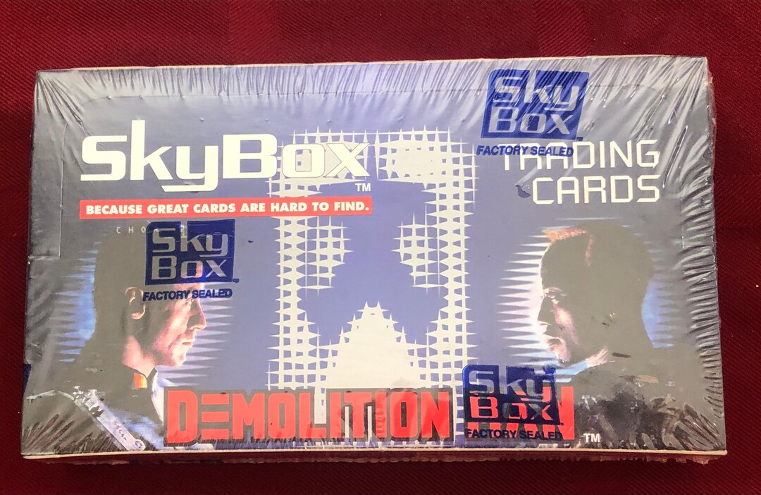 1993 Demolition Man Movie Trading Cards Factory Sealed Box of 36 Packs ...